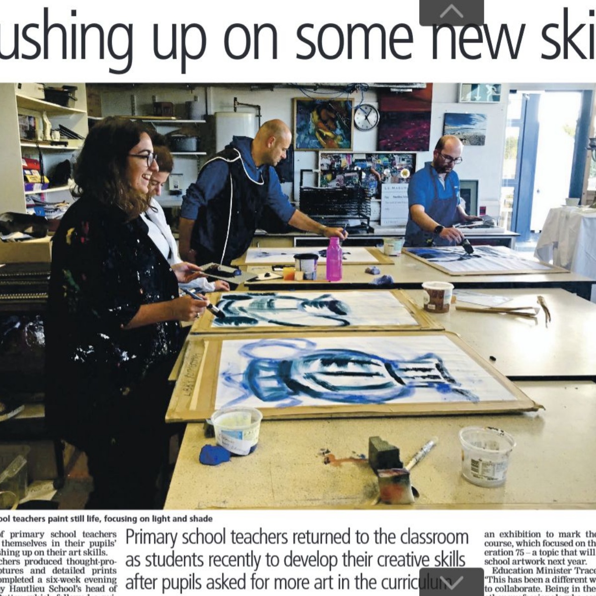 Janvrin Primary School - Jersey Evening Post - Art in time, starring ...